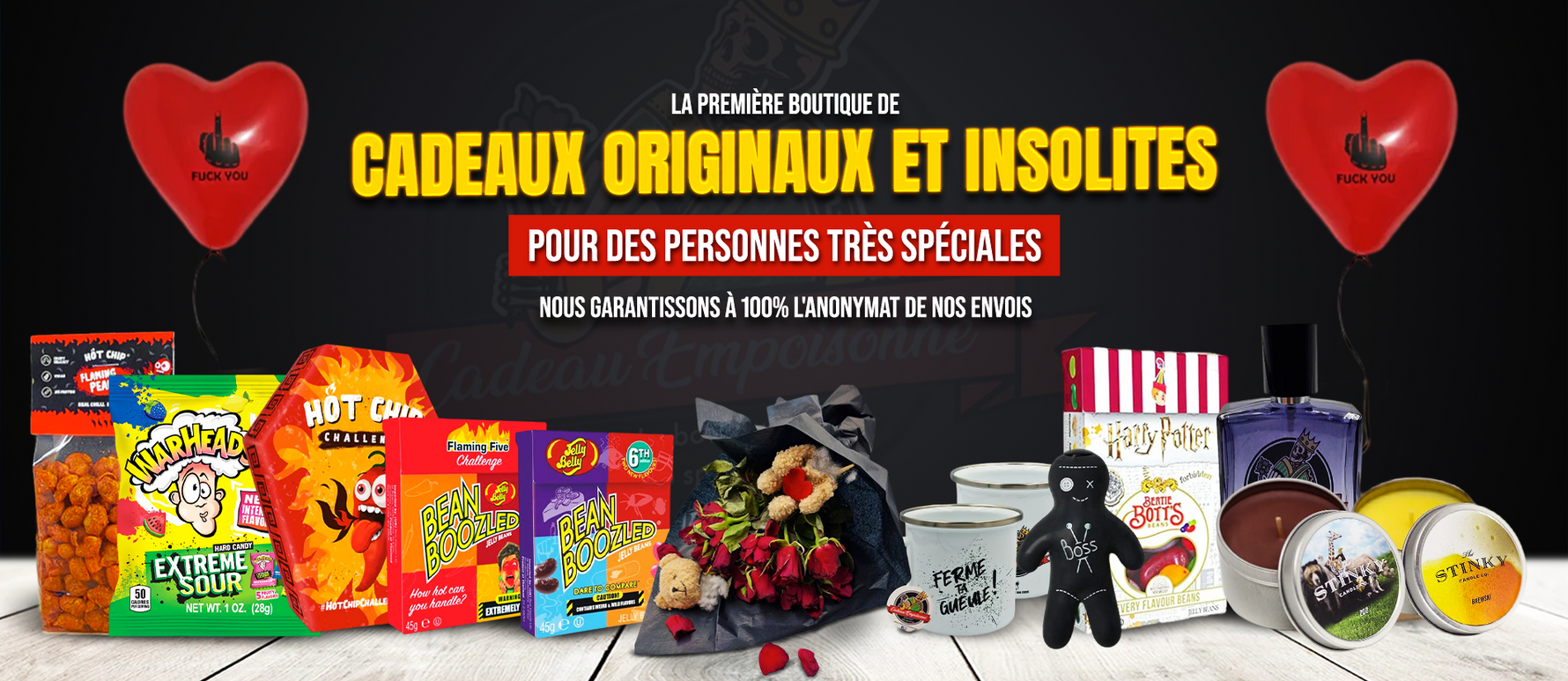 Cadeau Empoisonné - Boutique en ligne de cadeaux insolites et d'humour